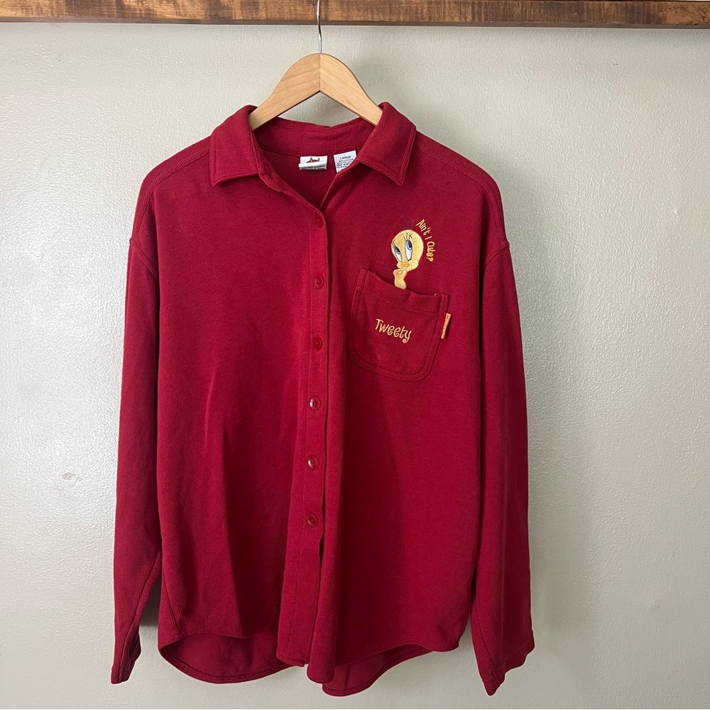 Tweety Bird Warner Bros. Looney Tunes Vintage Red Lon… - Gem